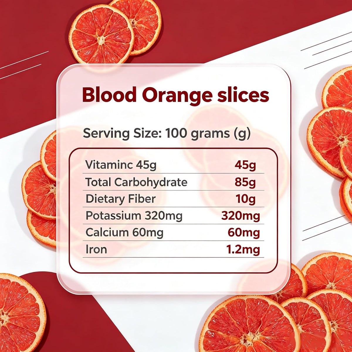 flavourful dried fruit slices