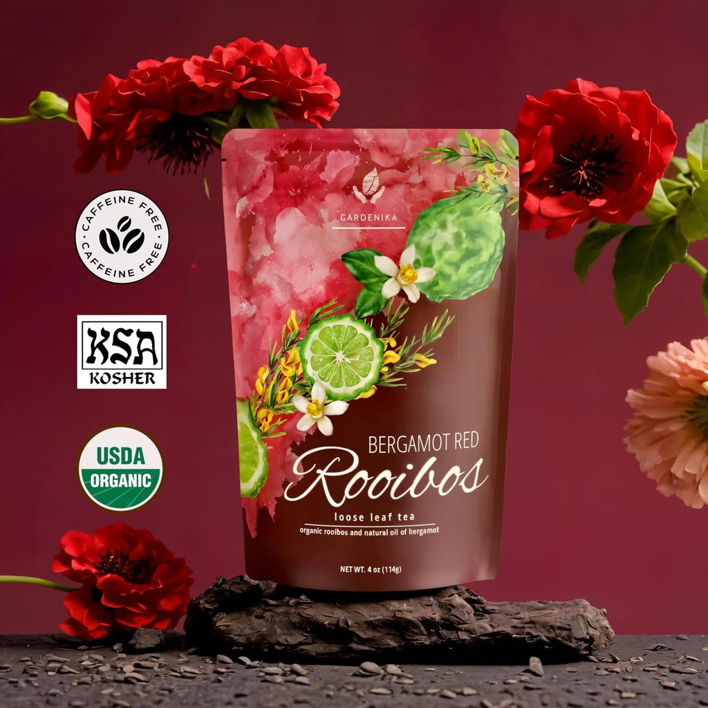 flavourful Earl Grey rooibos infusion