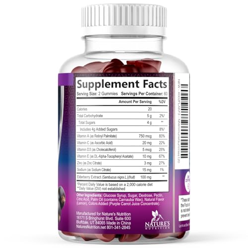 flavourful elderberry gummies for daily use