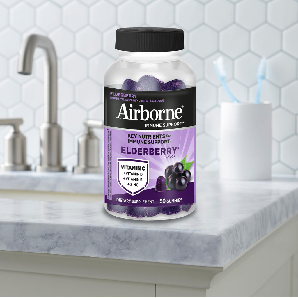 flavourful elderberry gummies for immune support