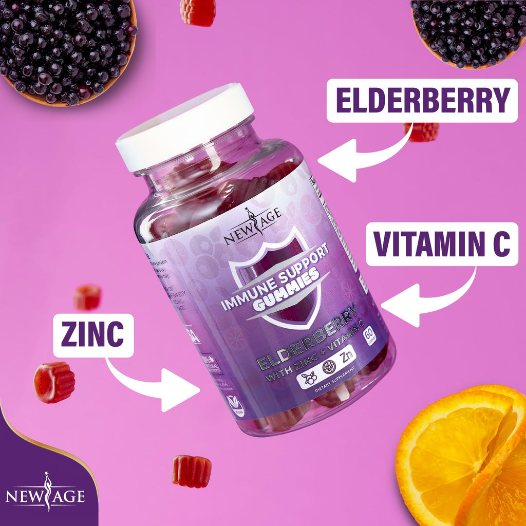 flavourful elderberry gummies for immunity