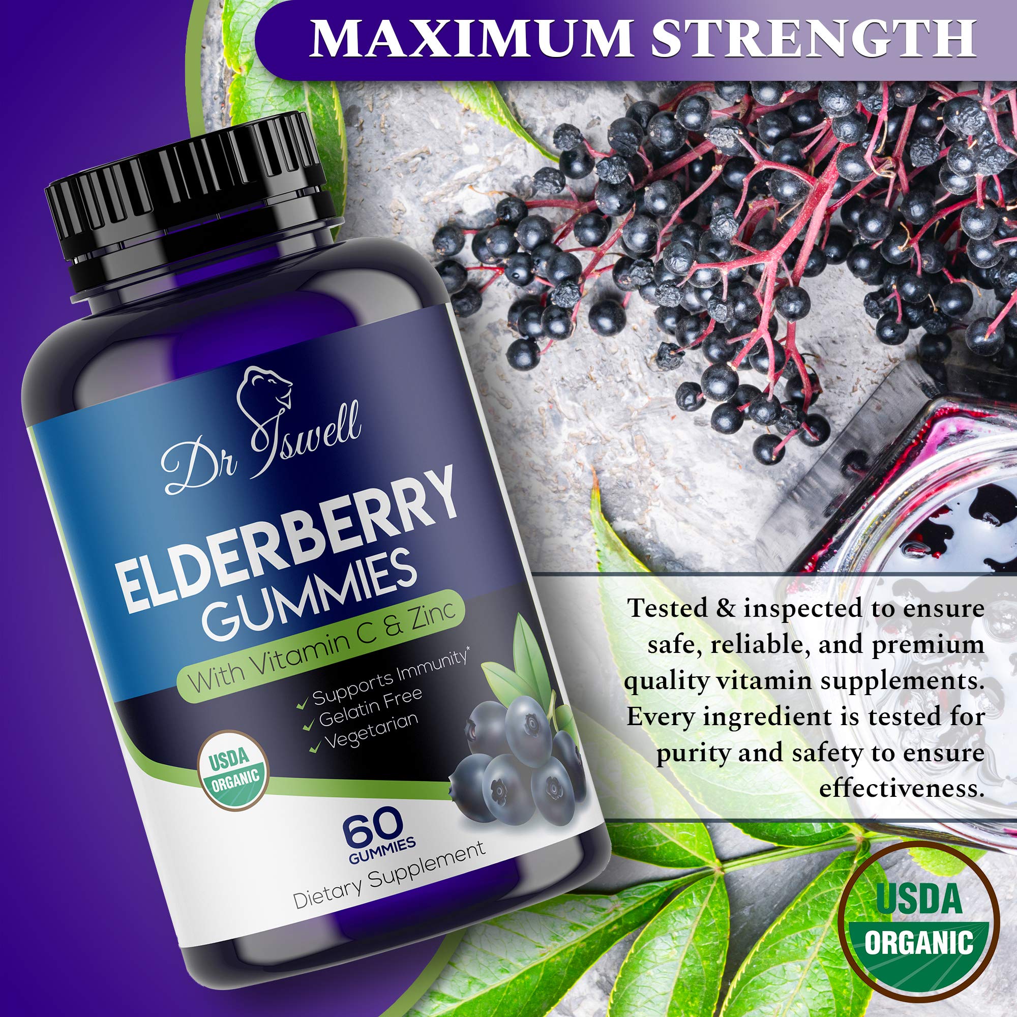 flavourful elderberry gummies for vitality
