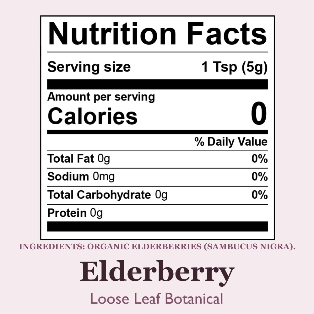 flavourful elderberry herbal tea blend