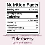 flavourful elderberry herbal tea blend