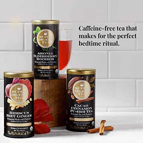 Flavourful elderberry rooibos infusion