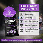 flavourful energy gel for workouts