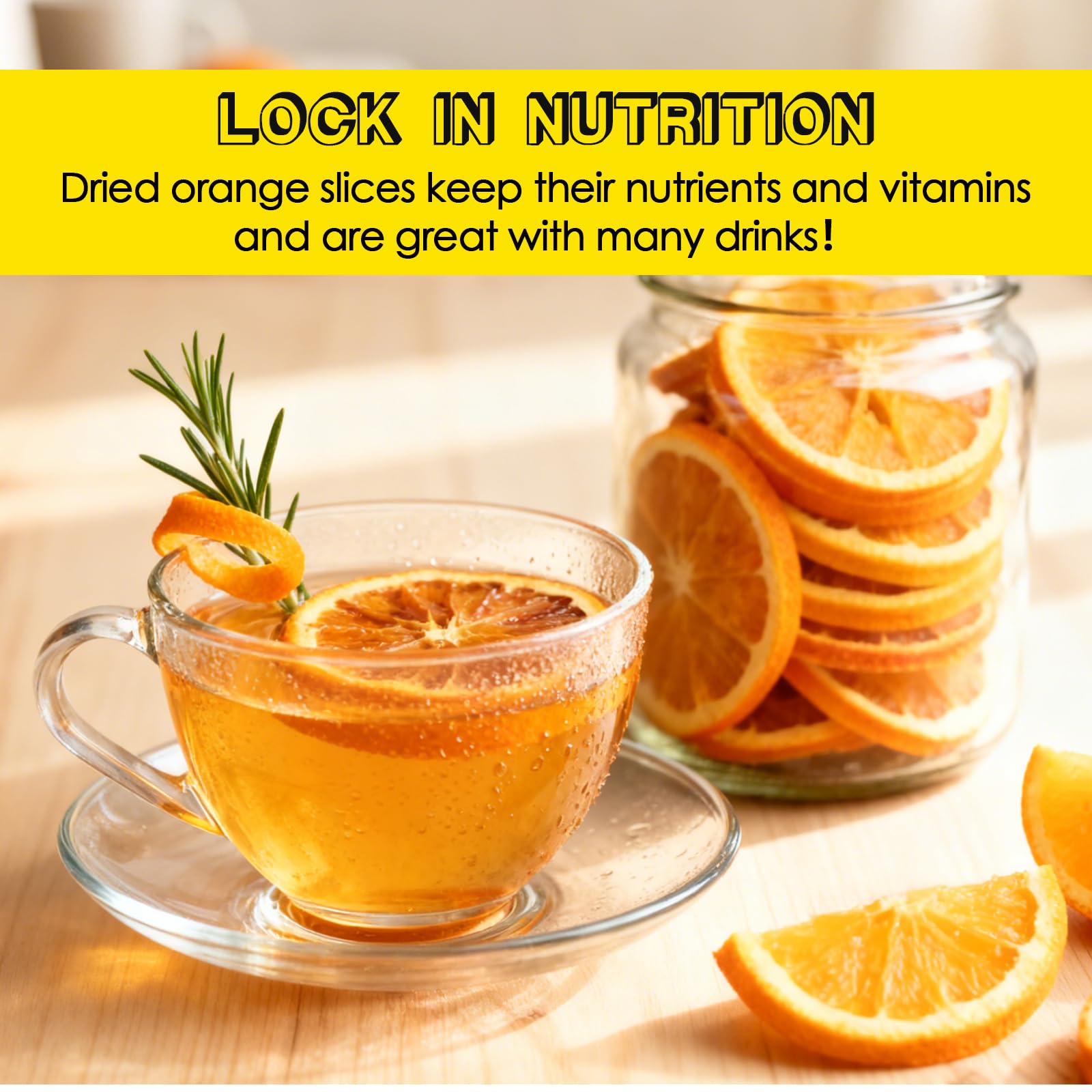 flavourful garnish for dandelion tea