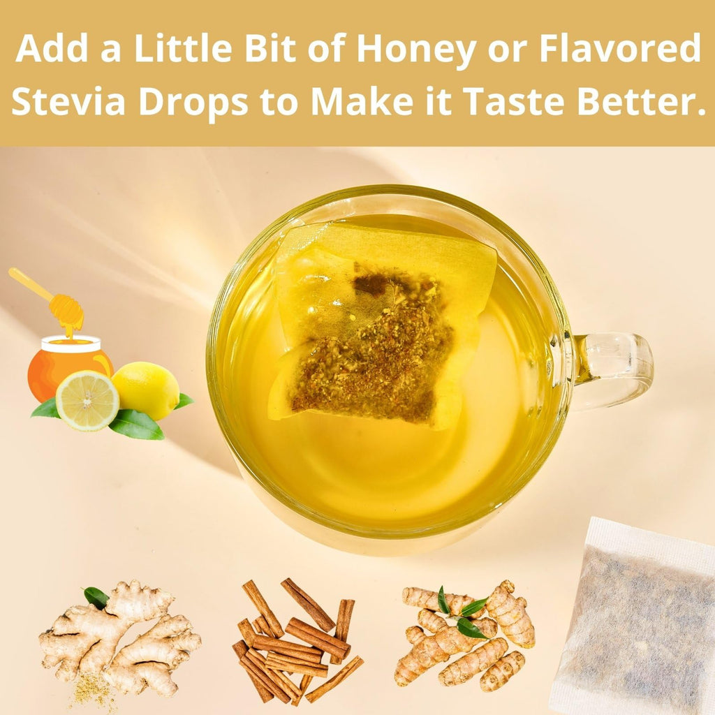 flavourful ginger cinnamon tea bags