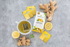 flavourful ginger tea with moringa