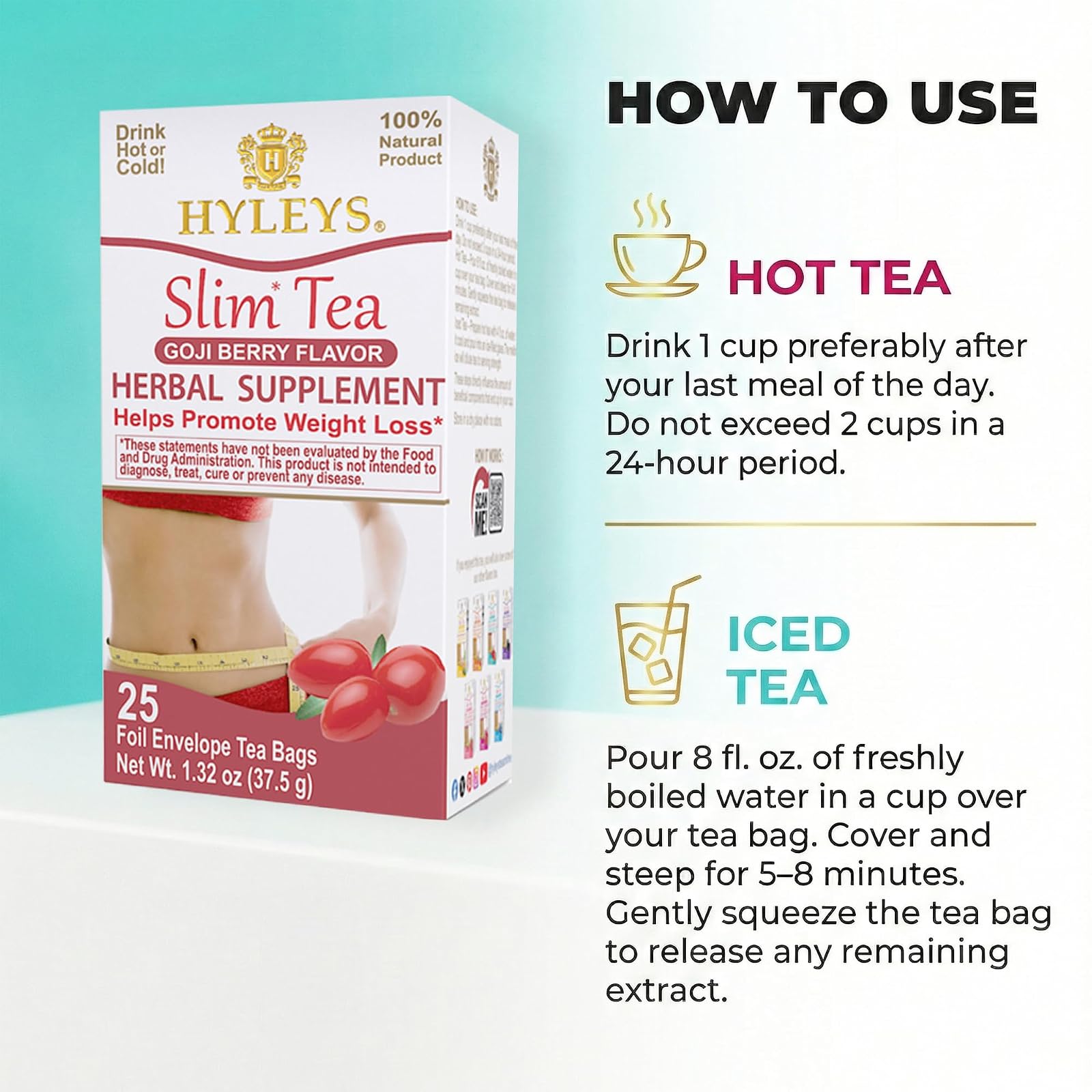 flavourful goji berry tea blend