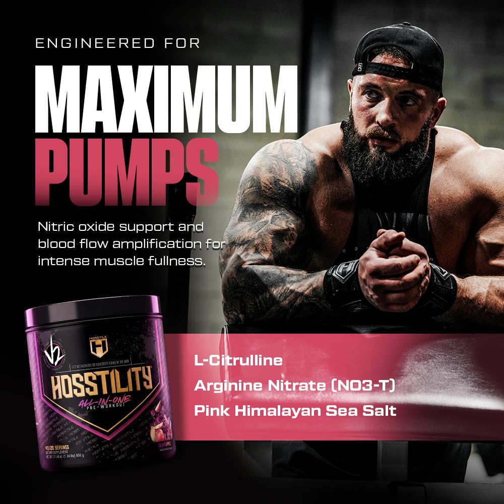 flavourful grape apple pre-workout formula