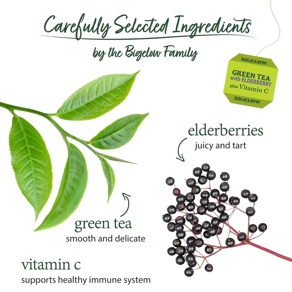flavourful green tea bags