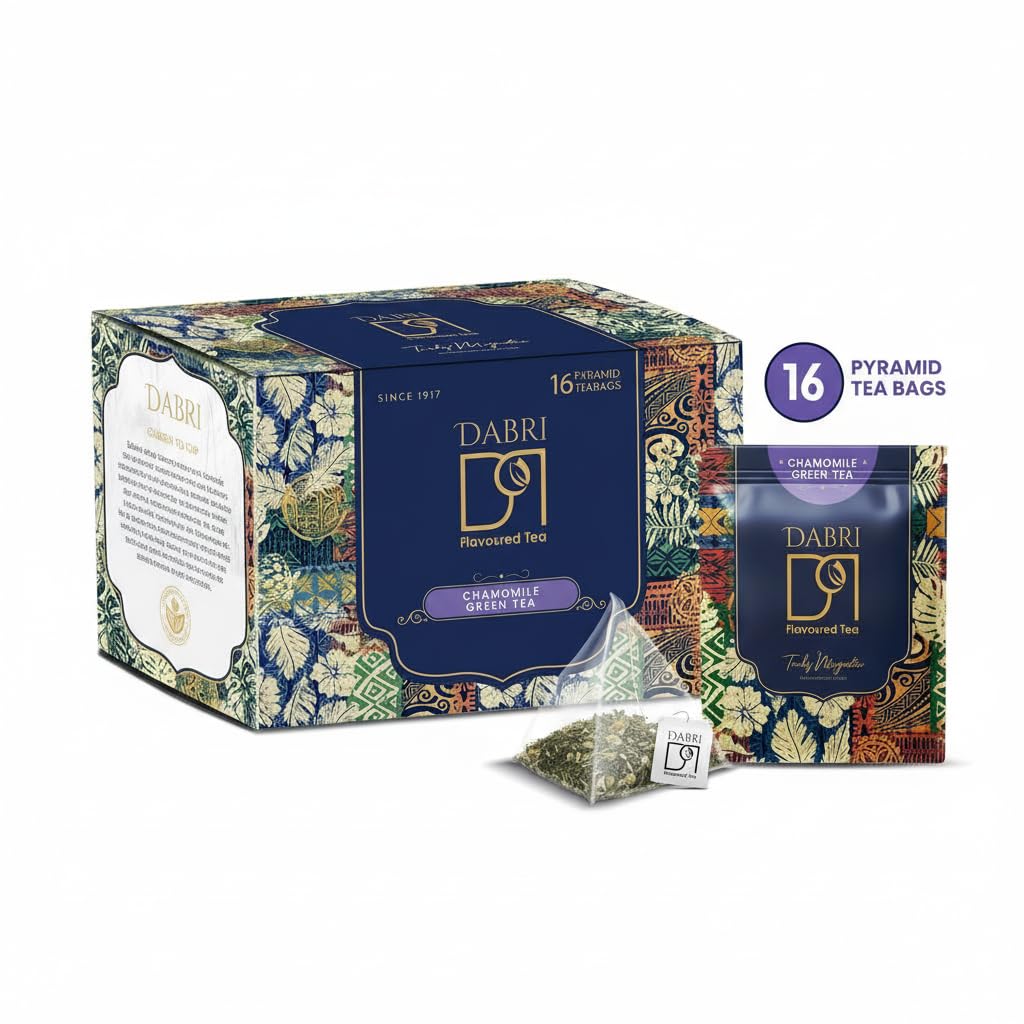 flavourful green tea with chamomile