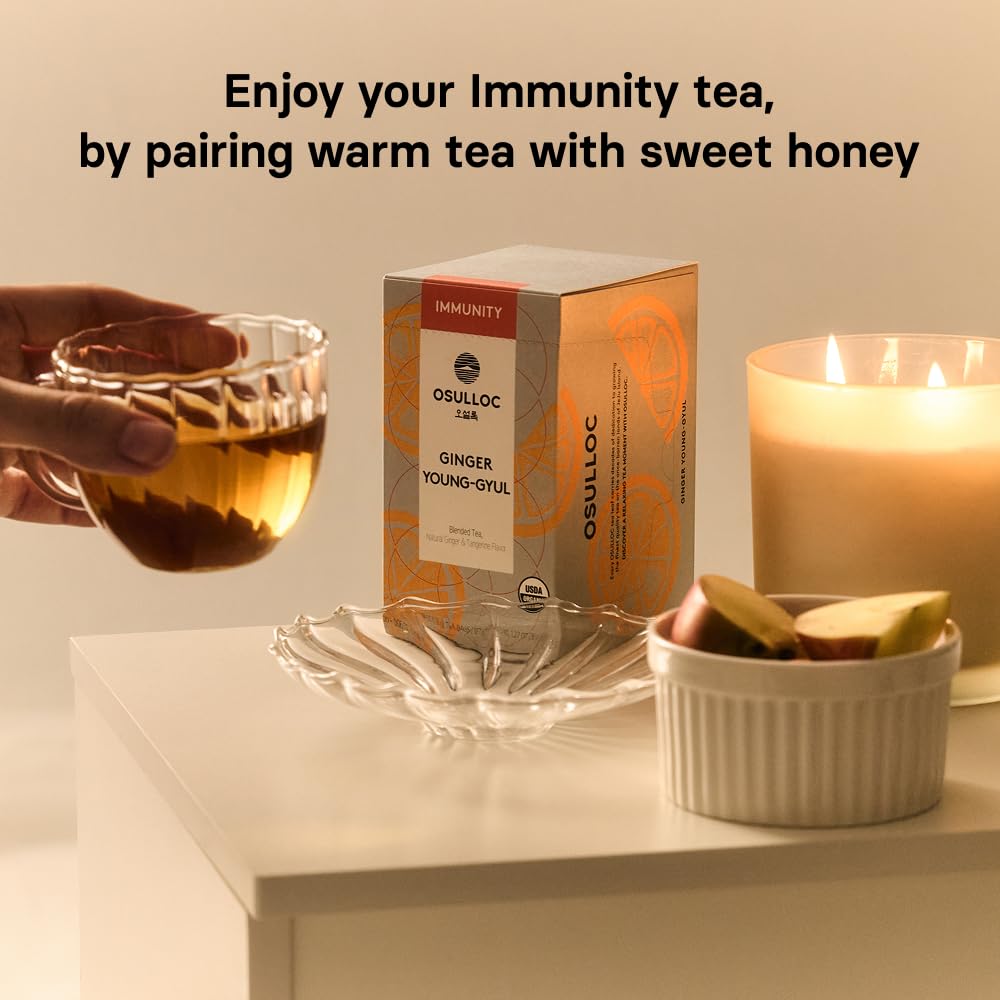 flavourful green tea with ginger