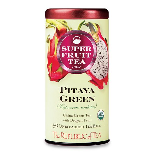 flavourful green tea with pitaya
