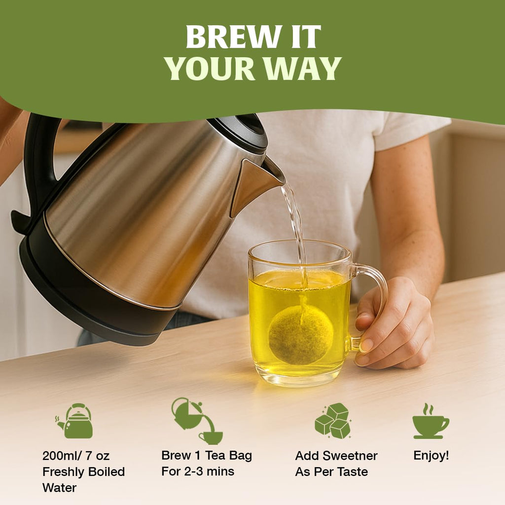 flavourful herbal infusion with lemongrass