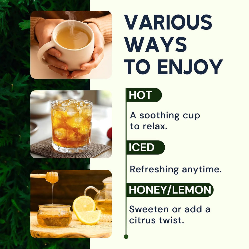 flavourful herbal tea blend with moringa
