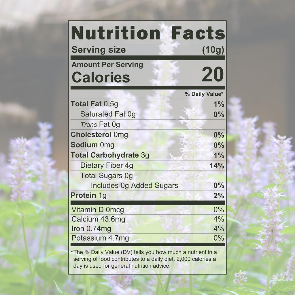 flavourful herbal tea blend with patchouli