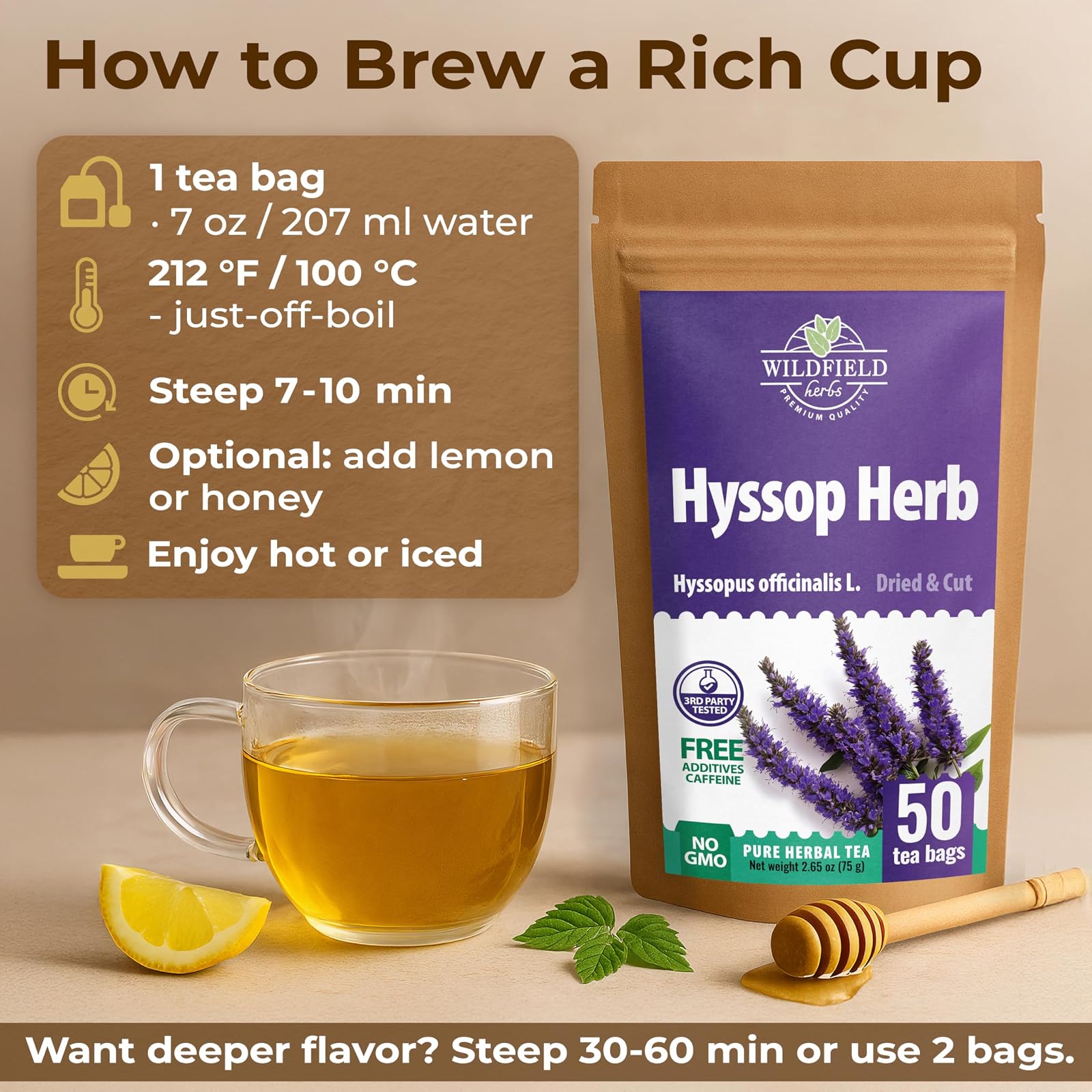 flavourful herbal tea blend