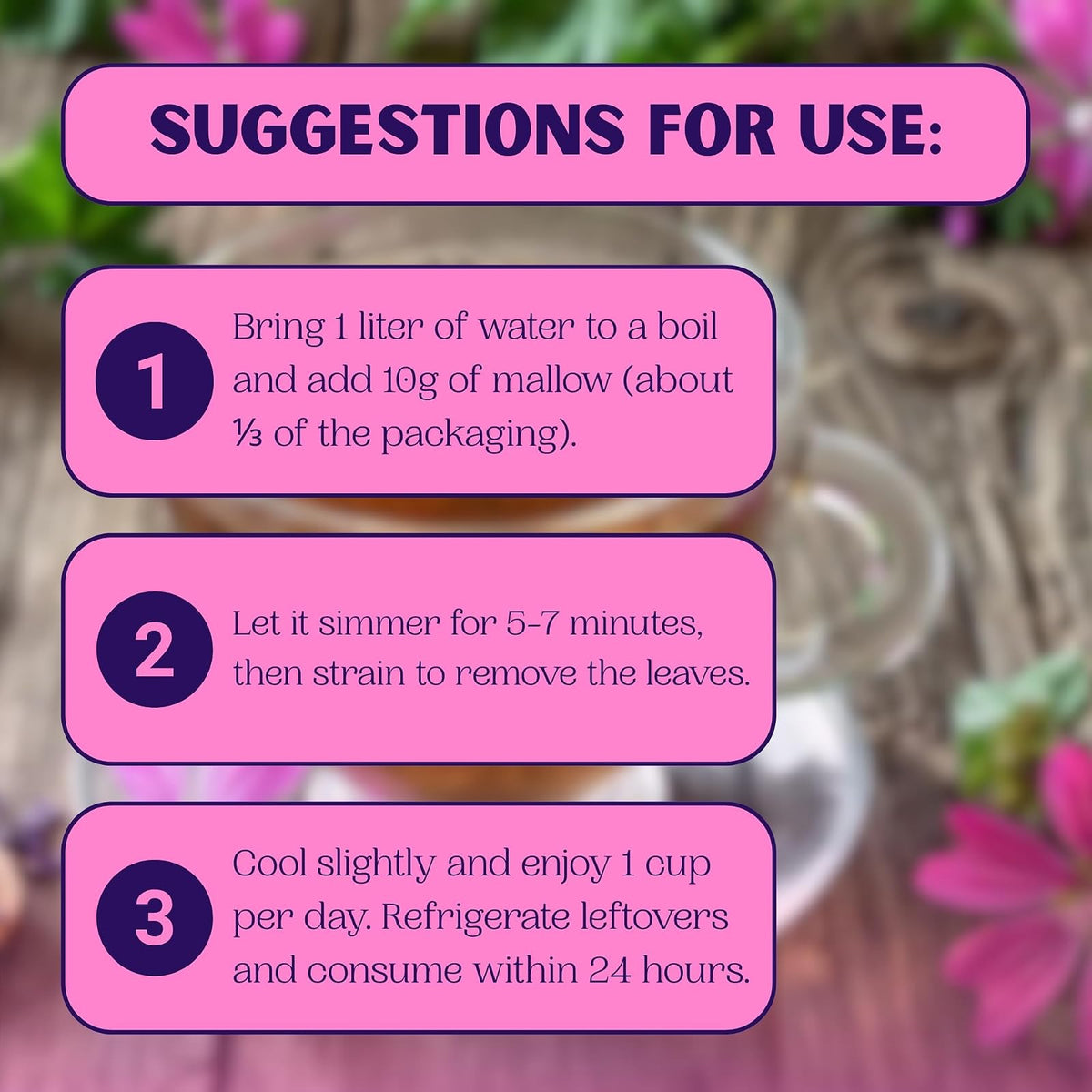 flavourful herbal tea for wellness