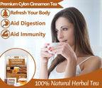 flavourful herbal tea with cinnamon