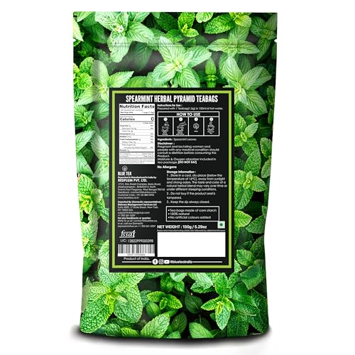 flavourful herbal tea with spearmint