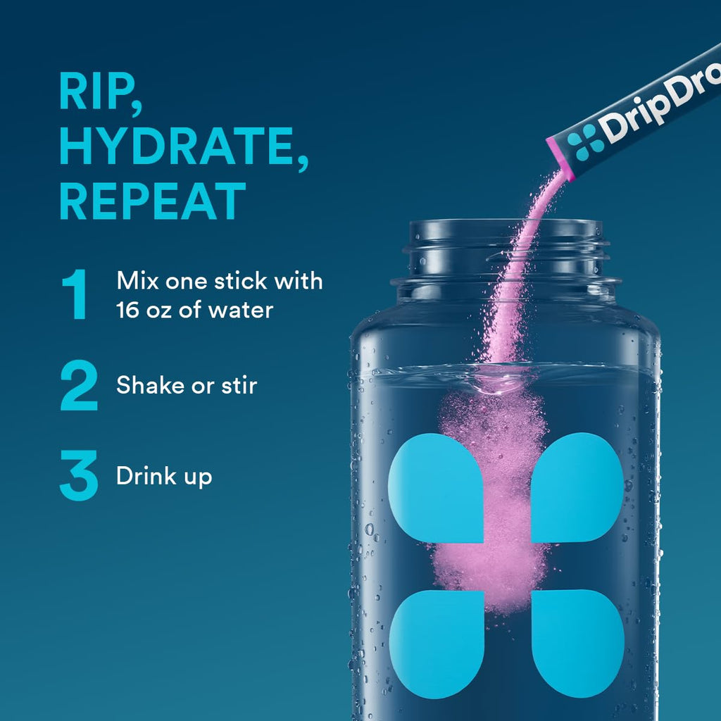 Flavourful hydration with DripDrop