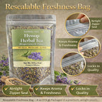 flavourful hyssop herbal infusion