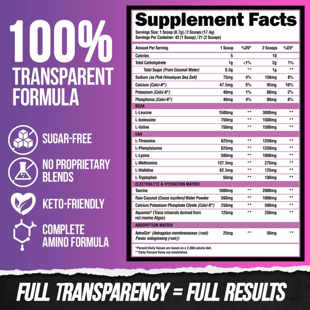 flavourful intra workout amino acids