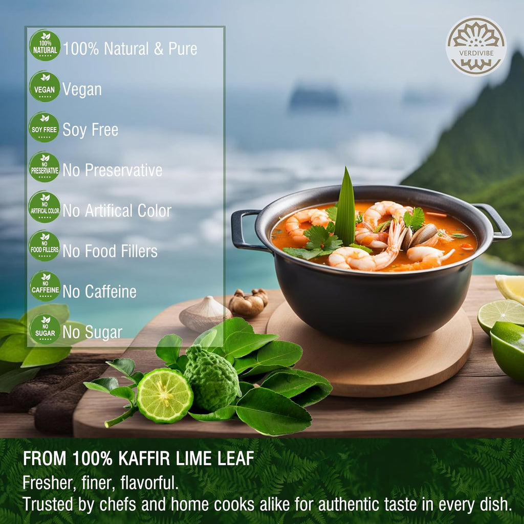flavourful kaffir lime leaves for tea blends