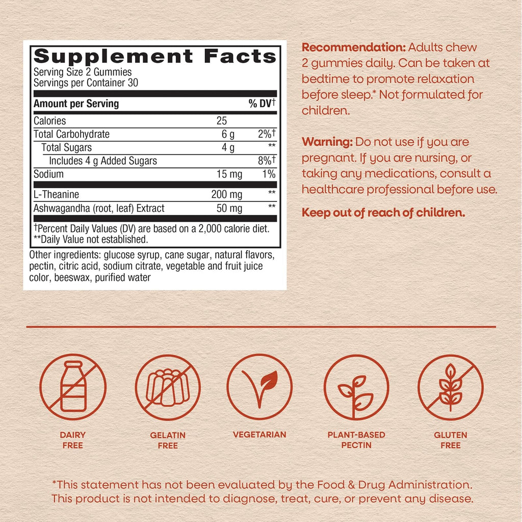 flavourful l-theanine chewable gummies