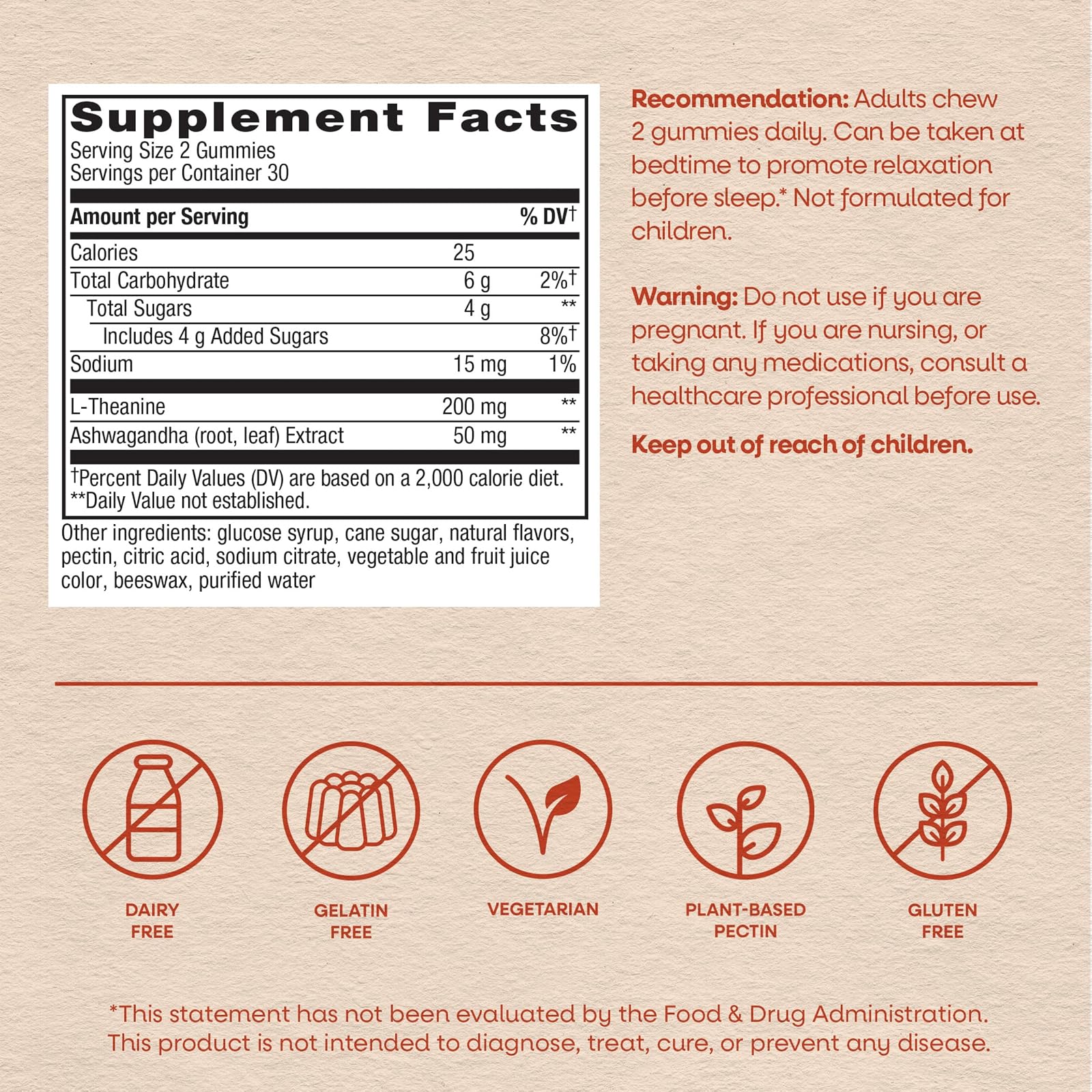 flavourful l-theanine chewable gummies