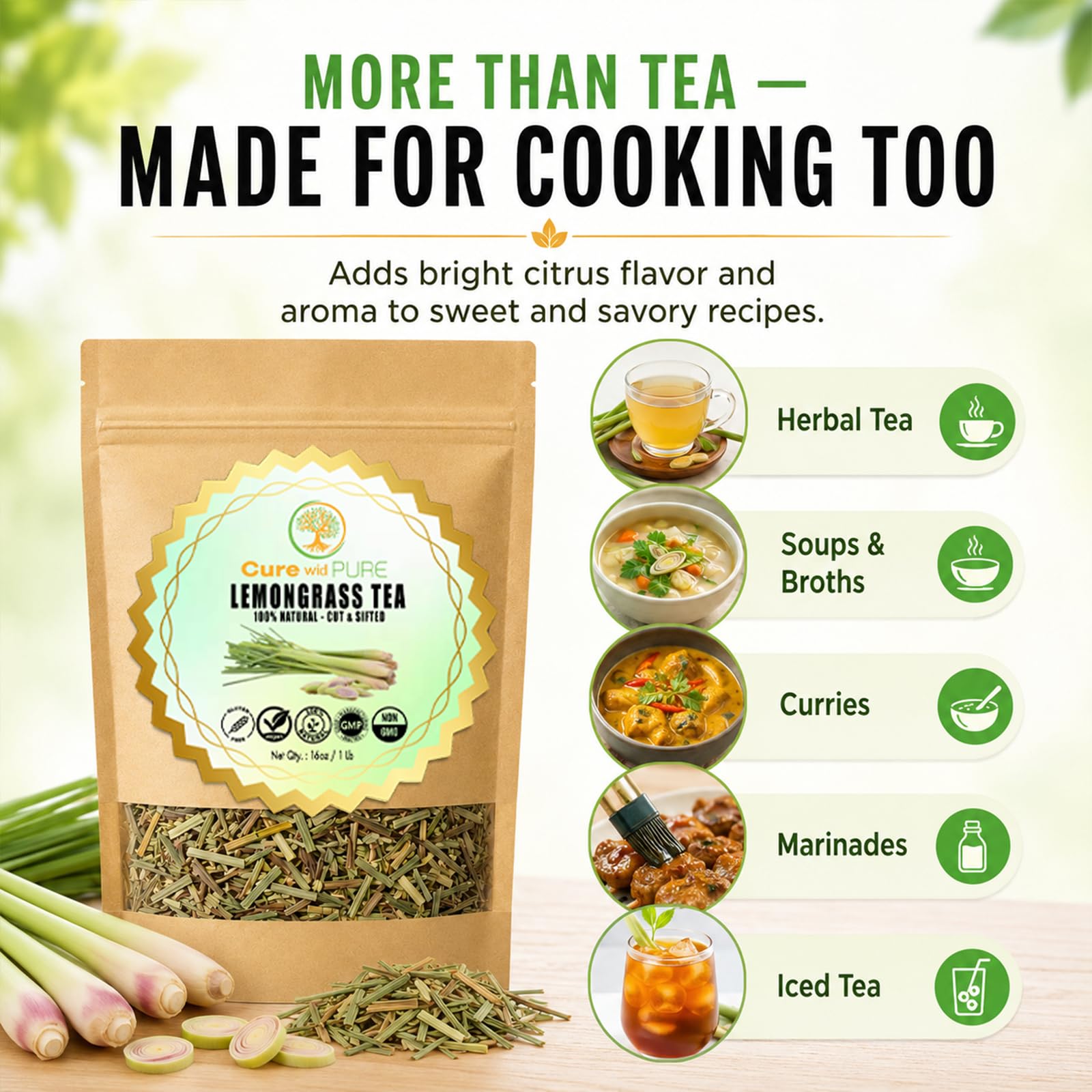 flavourful lemongrass tea for digestion