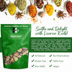 flavourful licorice root slices