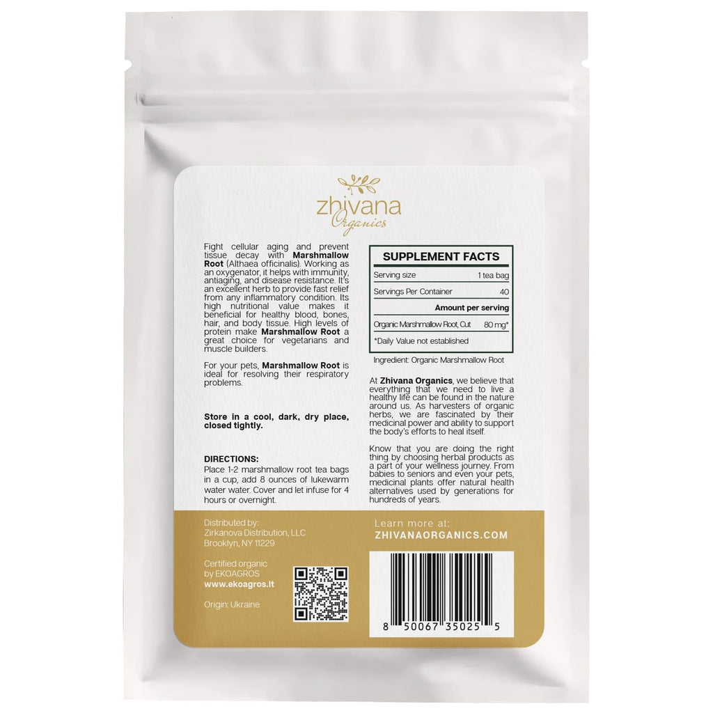 flavourful marshmallow root tea blend