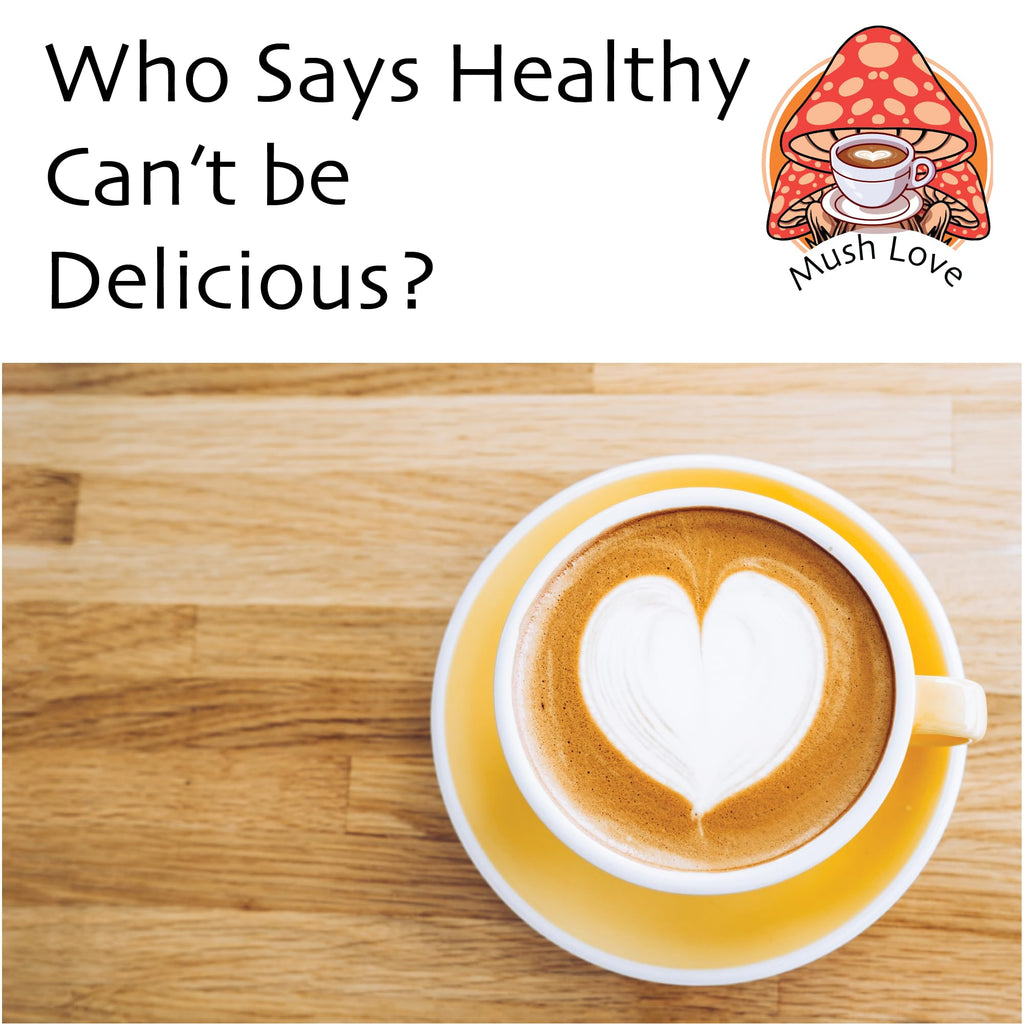 flavourful mushroom drink for energy