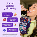 flavourful organic mushroom gummy snacks