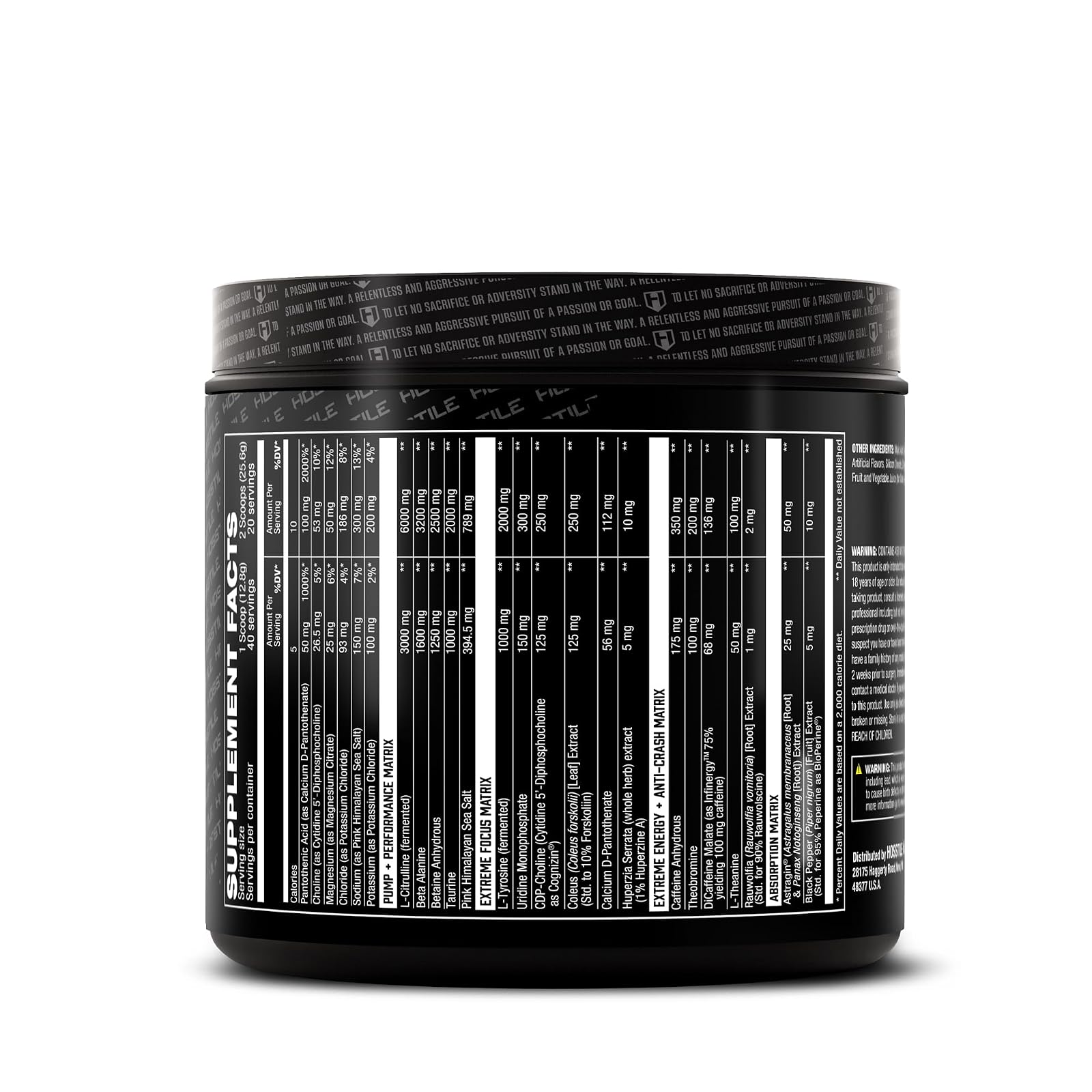 flavourful pre-workout energy drink
