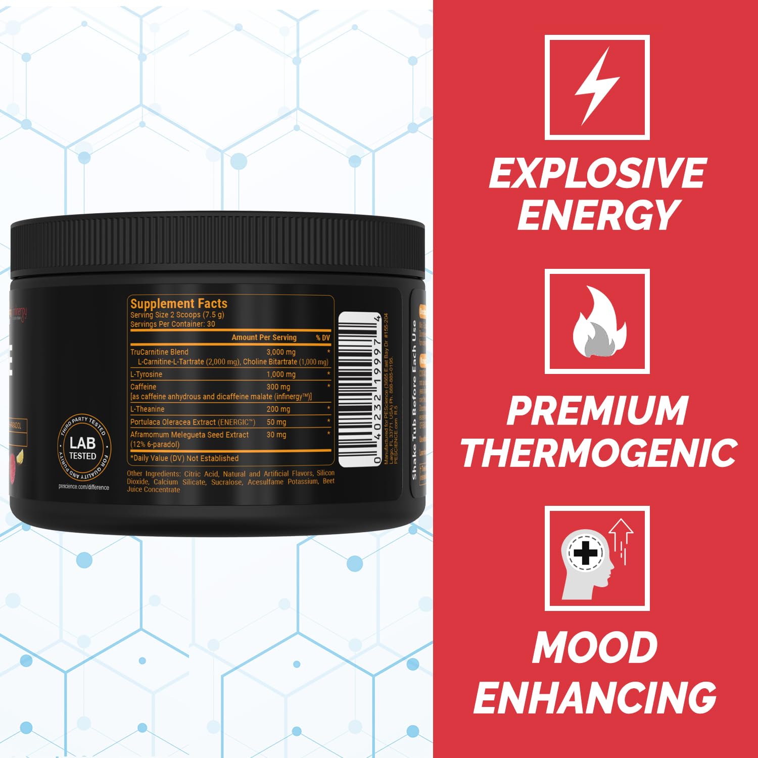 flavourful pre-workout for energy boost