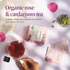 flavourful rose cardamom tea blend