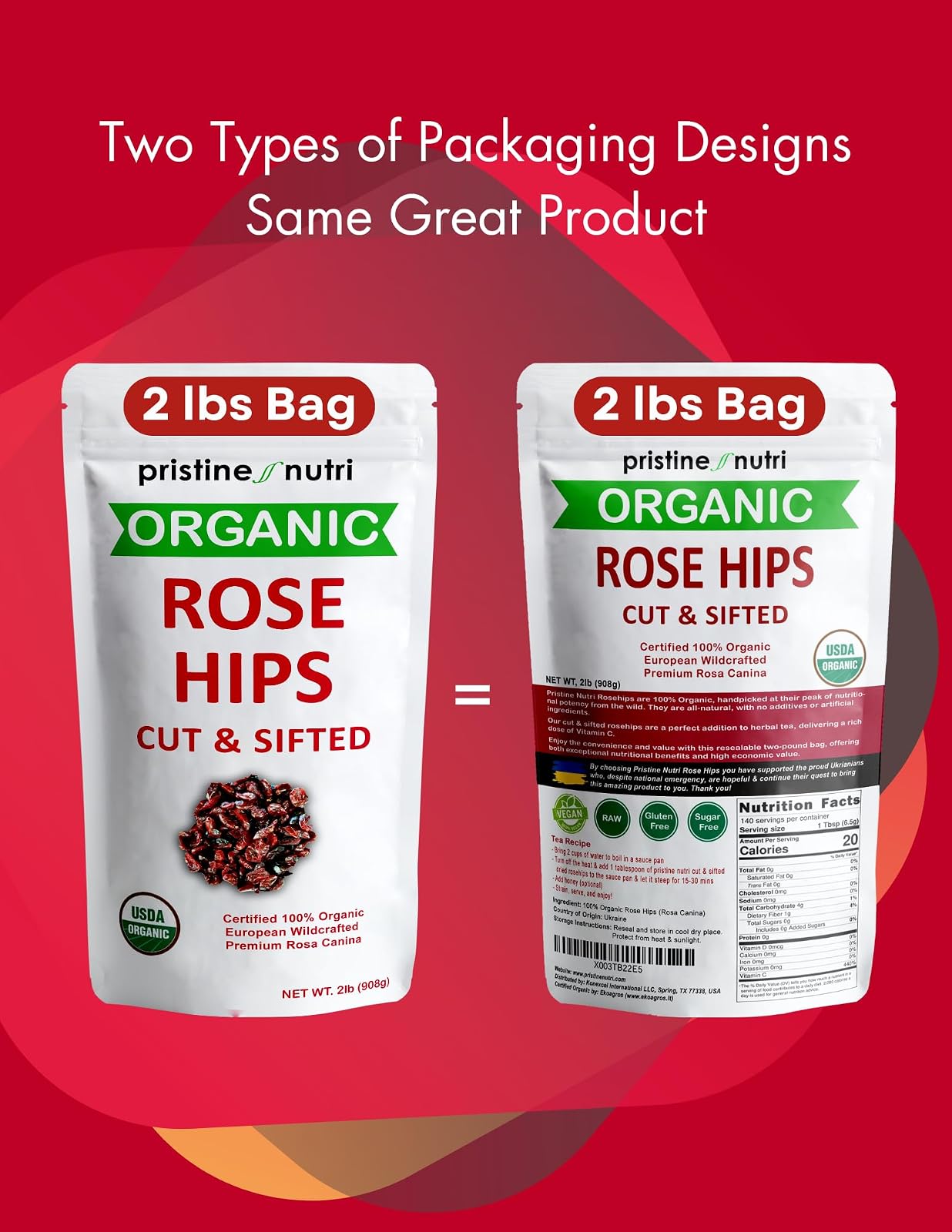 flavourful rose hips herbal infusion