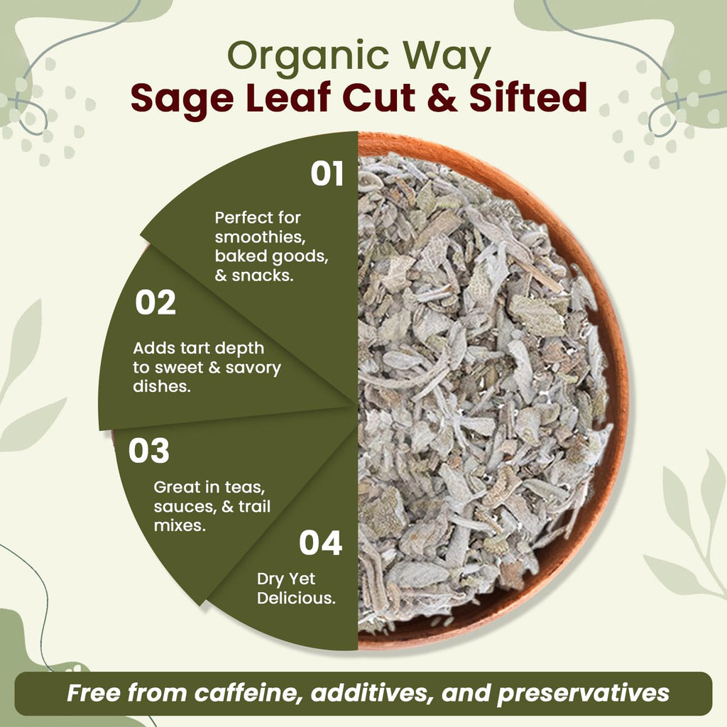 flavourful sage leaf tea