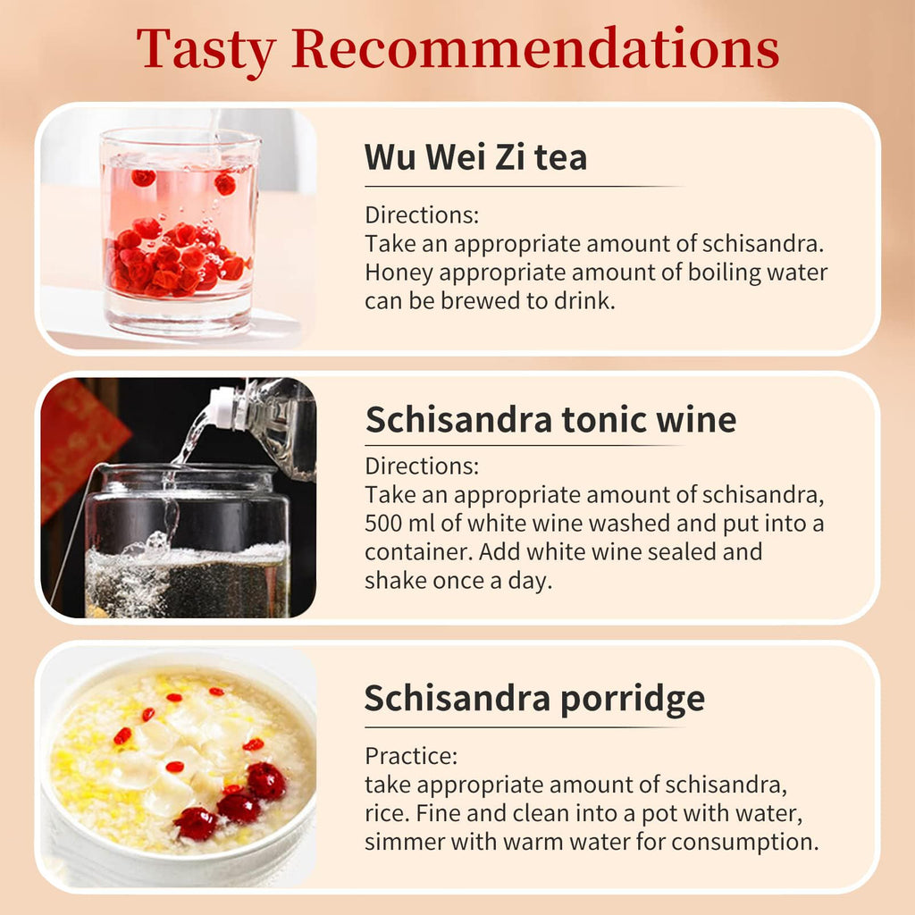 flavourful schisandra tea infusion