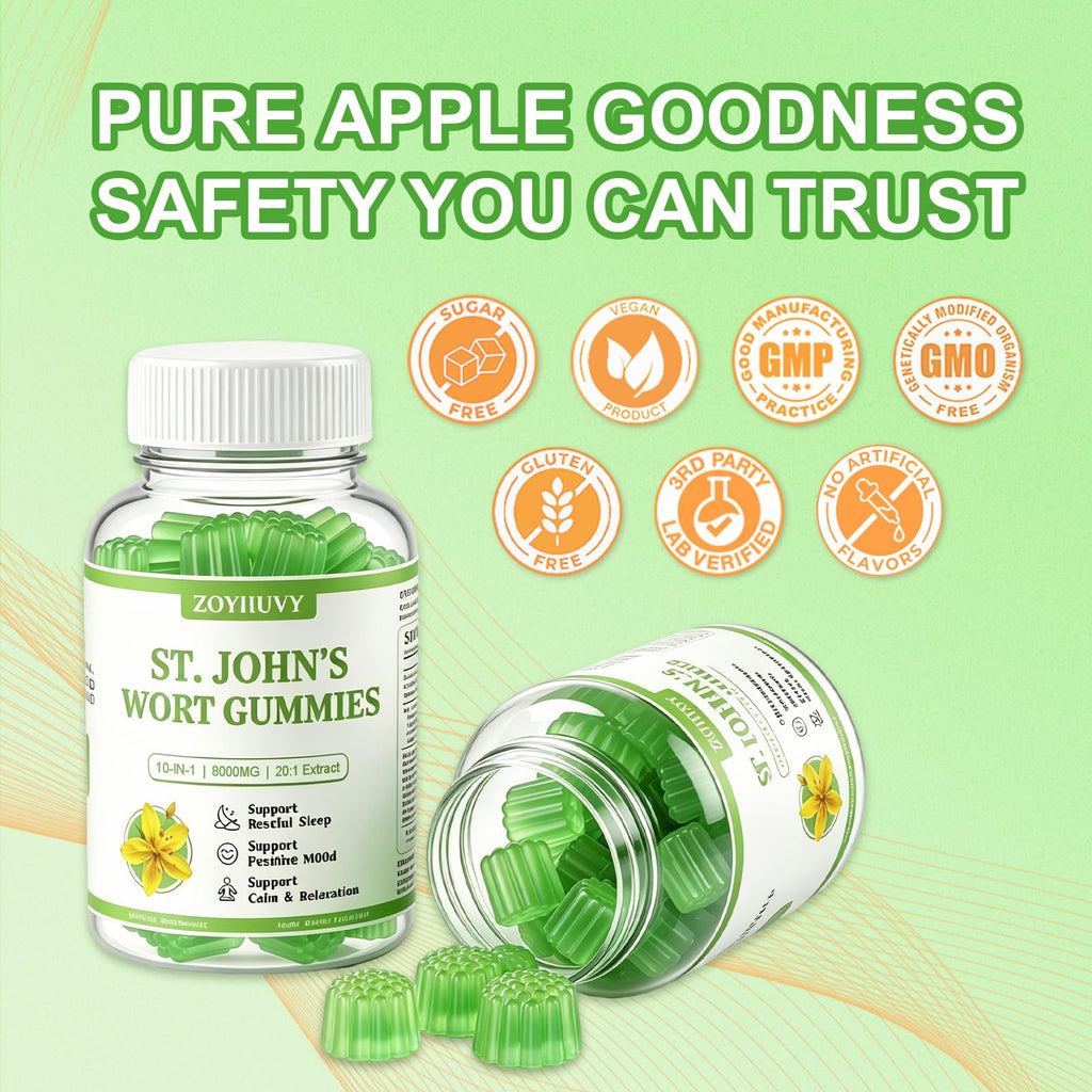 flavourful St. John's Wort herbal gummies
