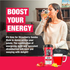flavourful strawberry herbal detox tea