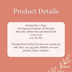 flavourful tea for lactation