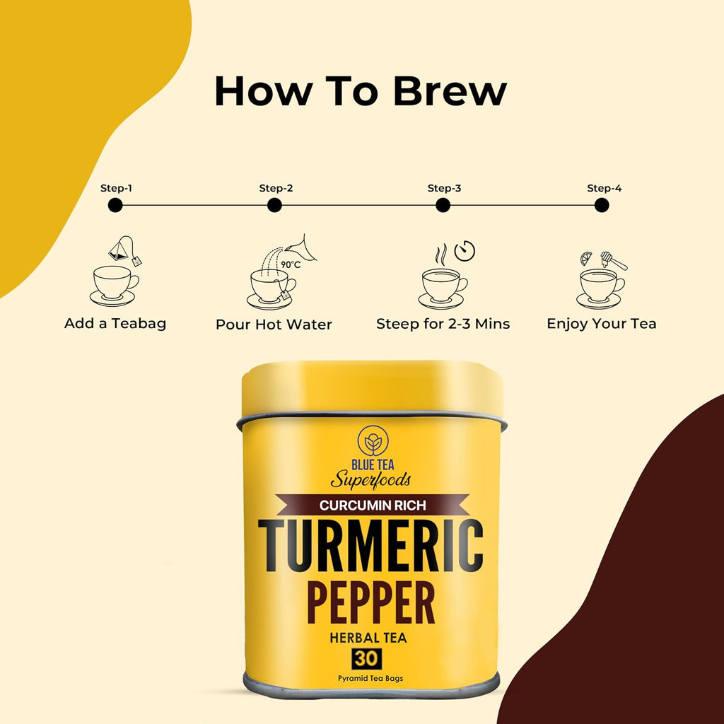 flavourful turmeric and pepper infusion