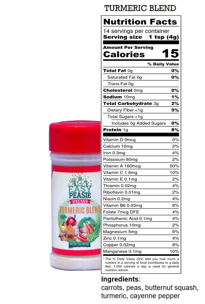 flavourful turmeric veggie sprinkle