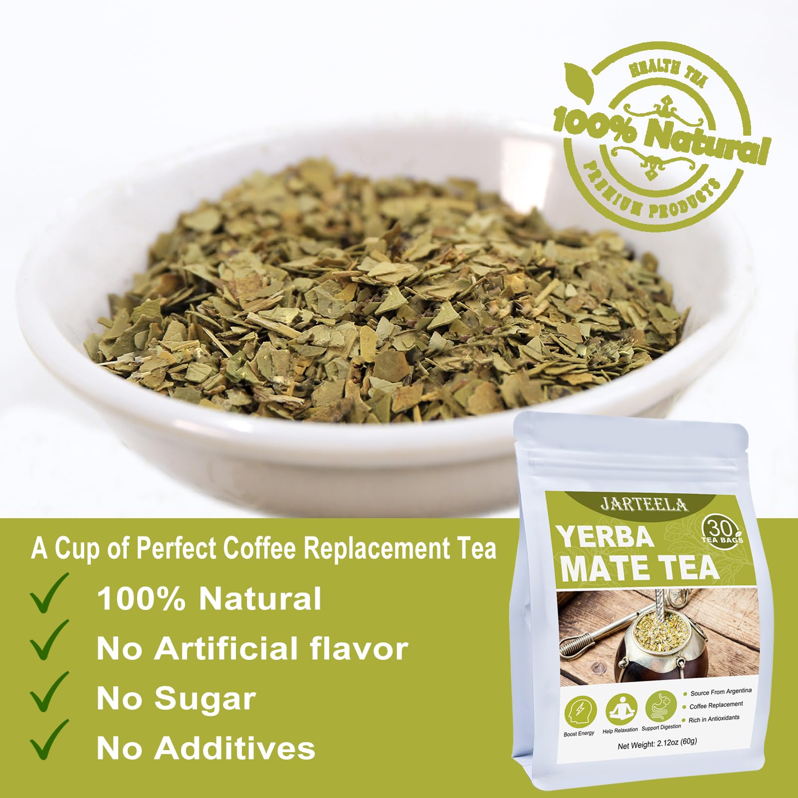 flavourful yerba mate tea blend