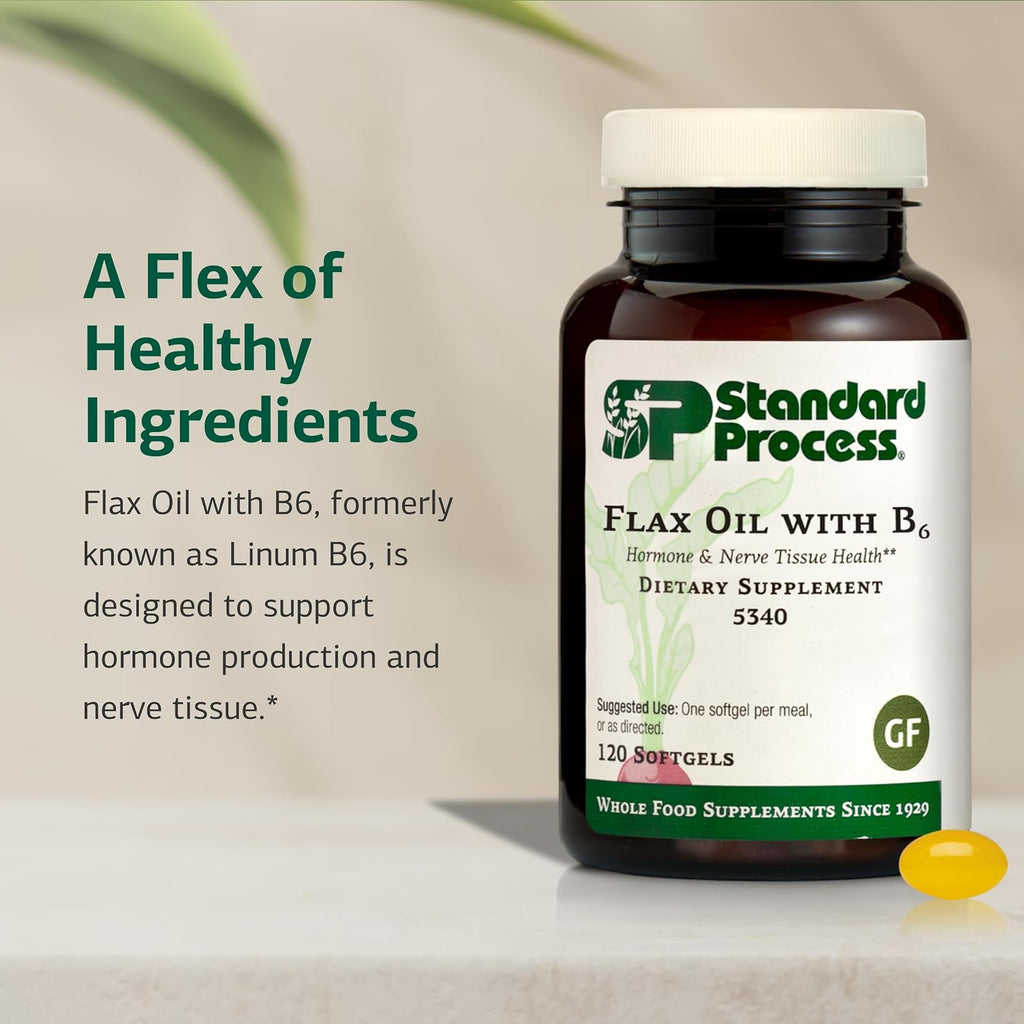 Flax oil with vitamin B complex